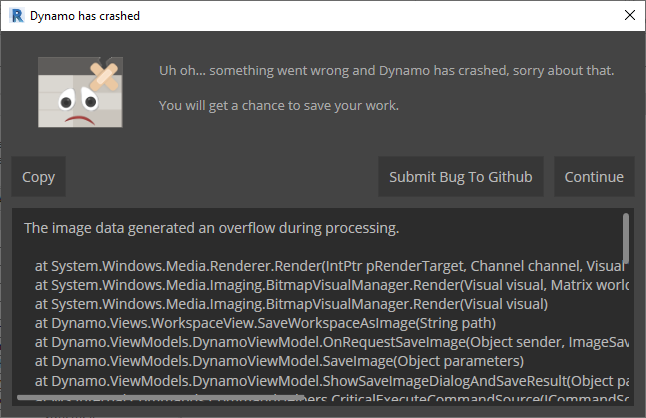 Crash report from Dynamo 2.12.0.5650 · Issue #12631 · DynamoDS/Dynamo ...