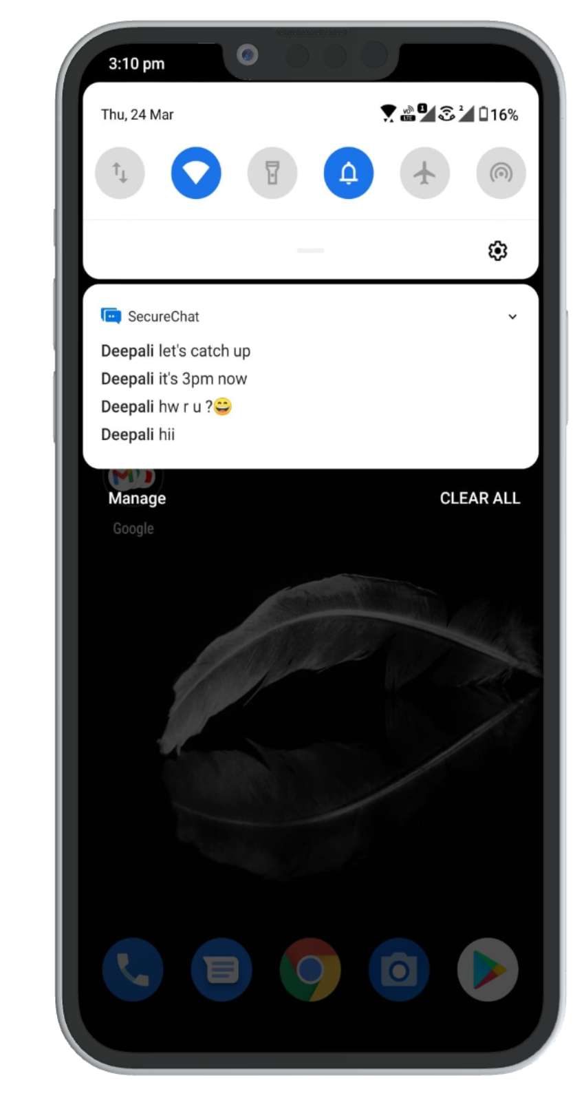 GitHub - SumitSharmaJii/SecureChat: End-to-End encrypted android chat application