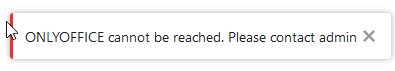 ONLYOFFICE cannot be reached. Please contact admin messagepart sh: ./x2t: not found · Issue #403 ...