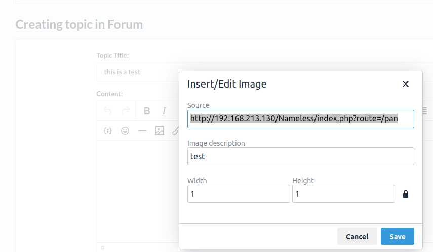 Forced Request Vulnerability · Issue #2033 · NamelessMC/Nameless · GitHub