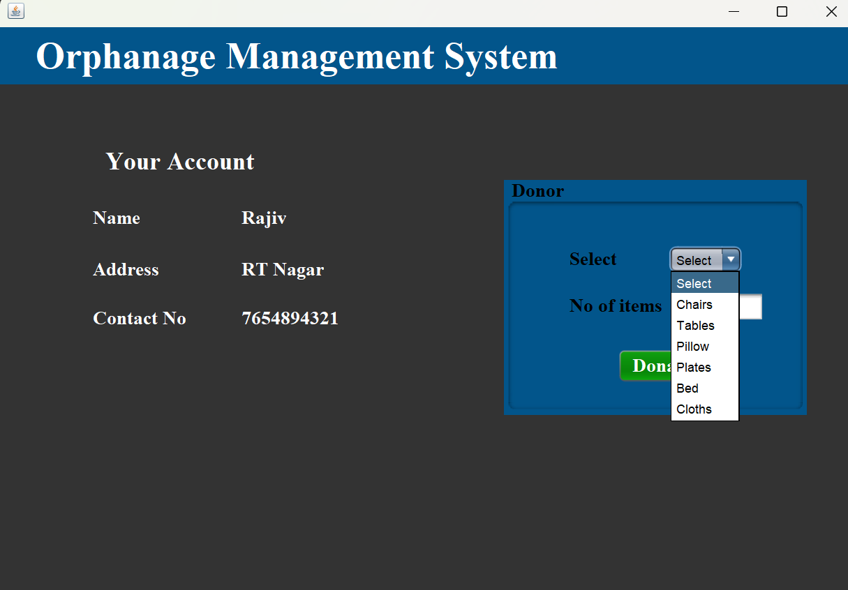 GitHub - yamini246/orphanageManagementSystem: It keeps a track of the orphanage data that is ...