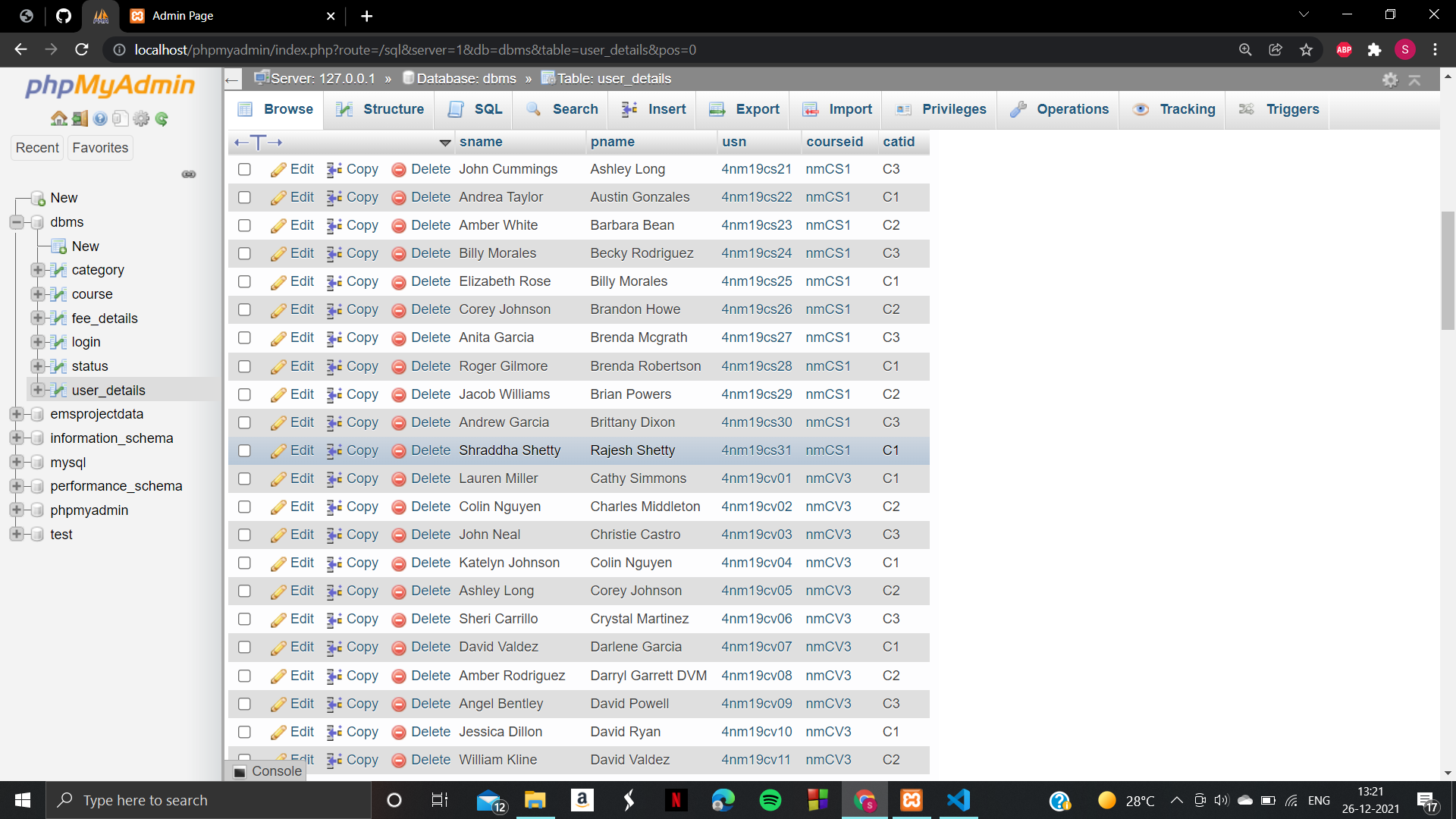 GitHub - sinchanabbhanu/dbmsproject: Fee Management System
