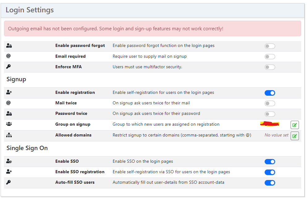 Microsoft SSO fails with "Sign up is currently closed." · Issue #5866 ...