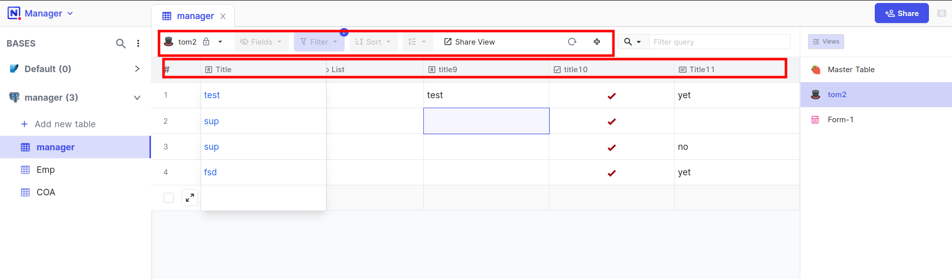 [Feature] Set Configuration Locked but not the Tables' Cells · Issue #5374 · nocodb/nocodb · GitHub