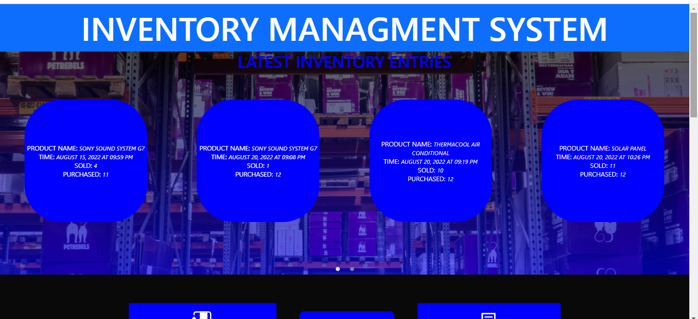 GitHub - Gemack/Inventory-Management-System