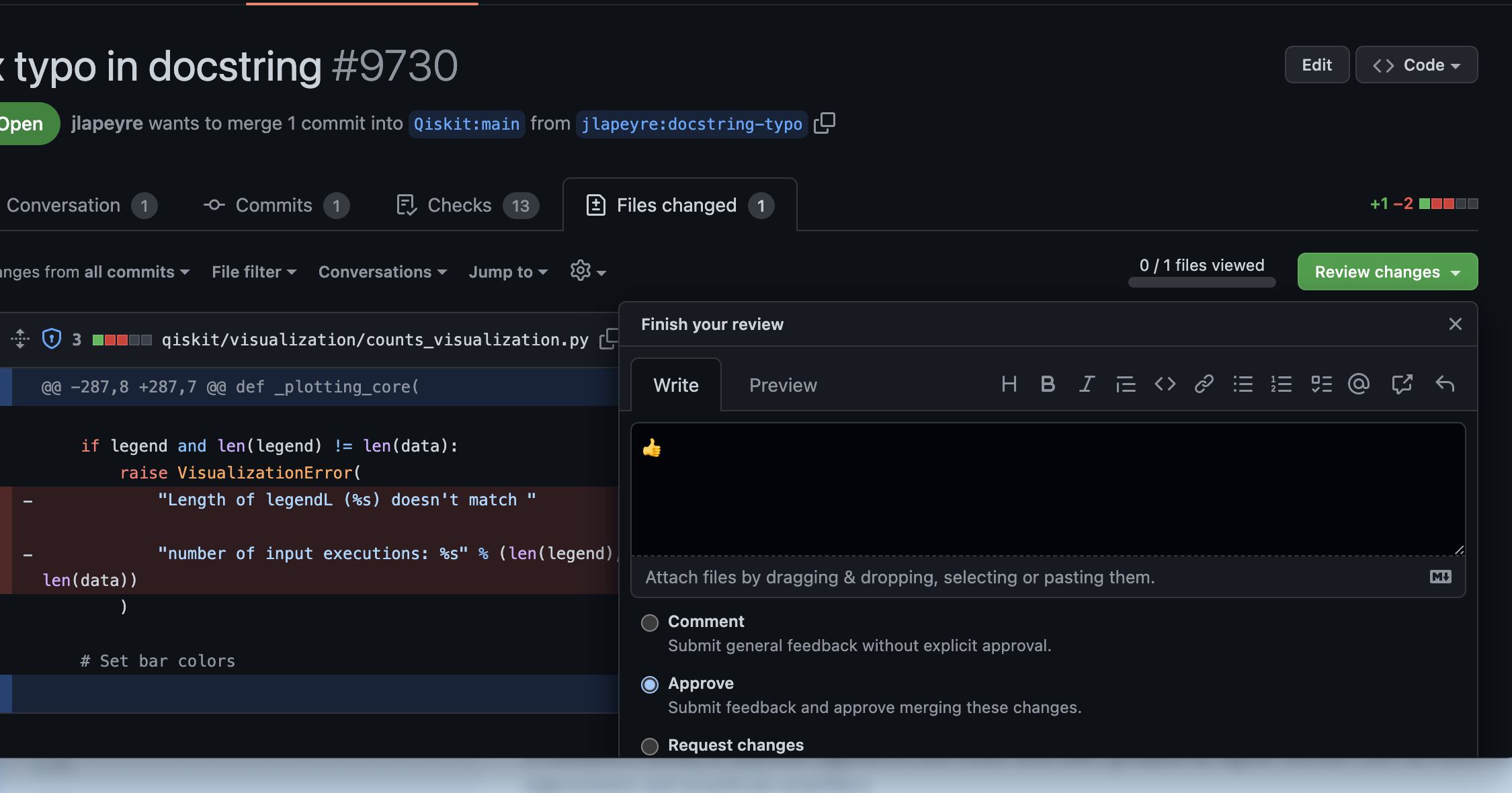 `Submit Review` not visible if the PR is short · community · Discussion #49185 · GitHub
