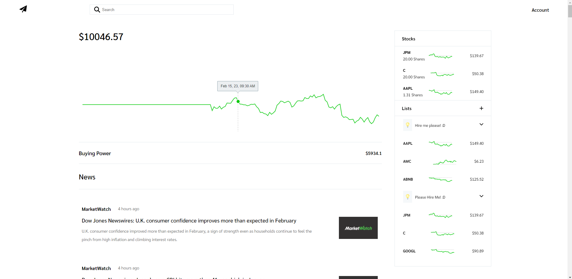 GitHub - iamharis08/Robinhood-Clone