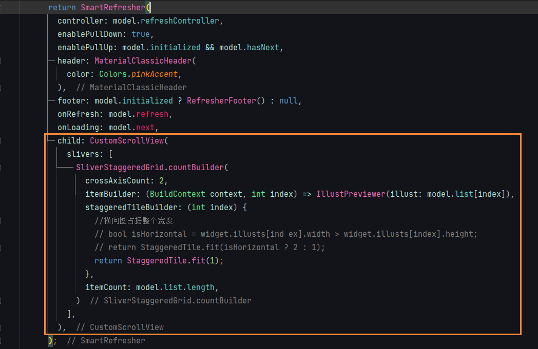 在 SmartRefresher 的 child 里 直接使用 继承于ScrollView 的子类都会抛出异常 但是不影响使用(???) · Issue #526 · peng8350 ...