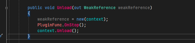 AssemblyLoadContext cannot unload DLL module in .NET 6.0 · Issue #63615 · dotnet/runtime · GitHub