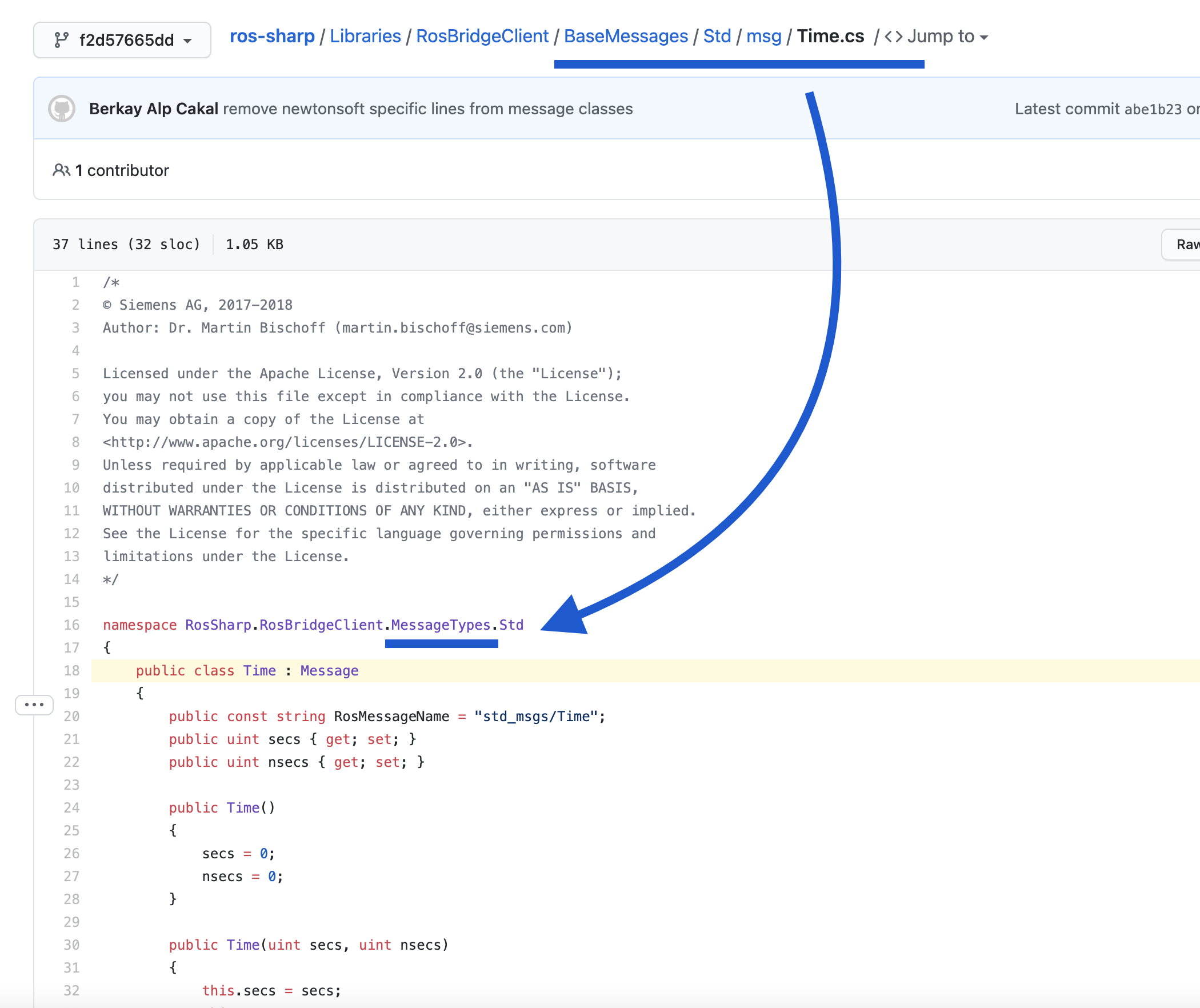 LaserScan Msgs not received in Unity Although the /scan topic has one ...