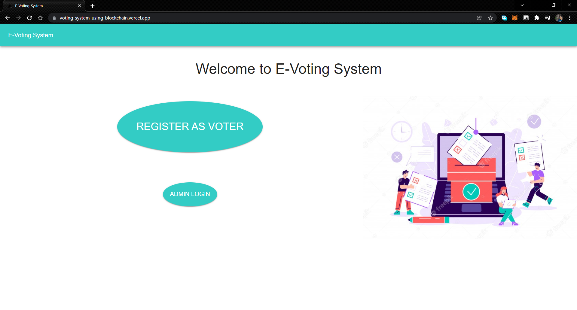 GitHub - akshaybarya/Voting-System-Using-Blockchain