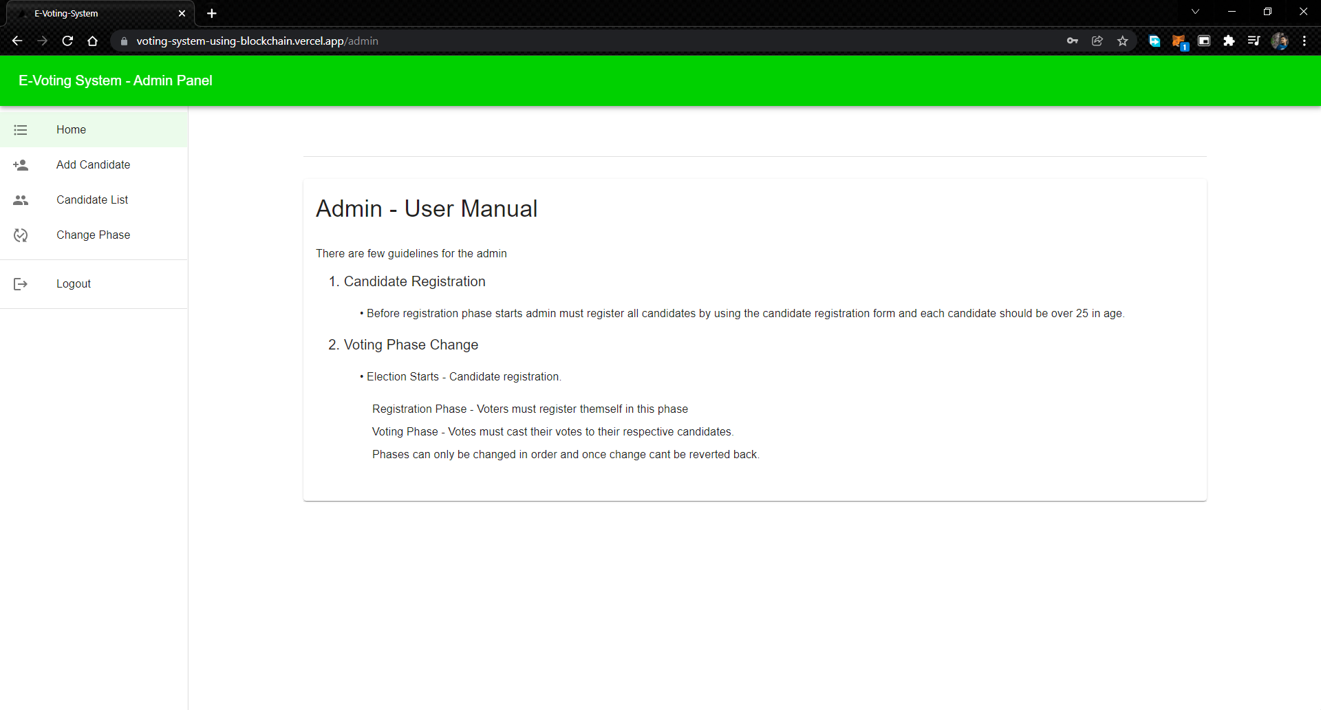 GitHub - akshaybarya/Voting-System-Using-Blockchain