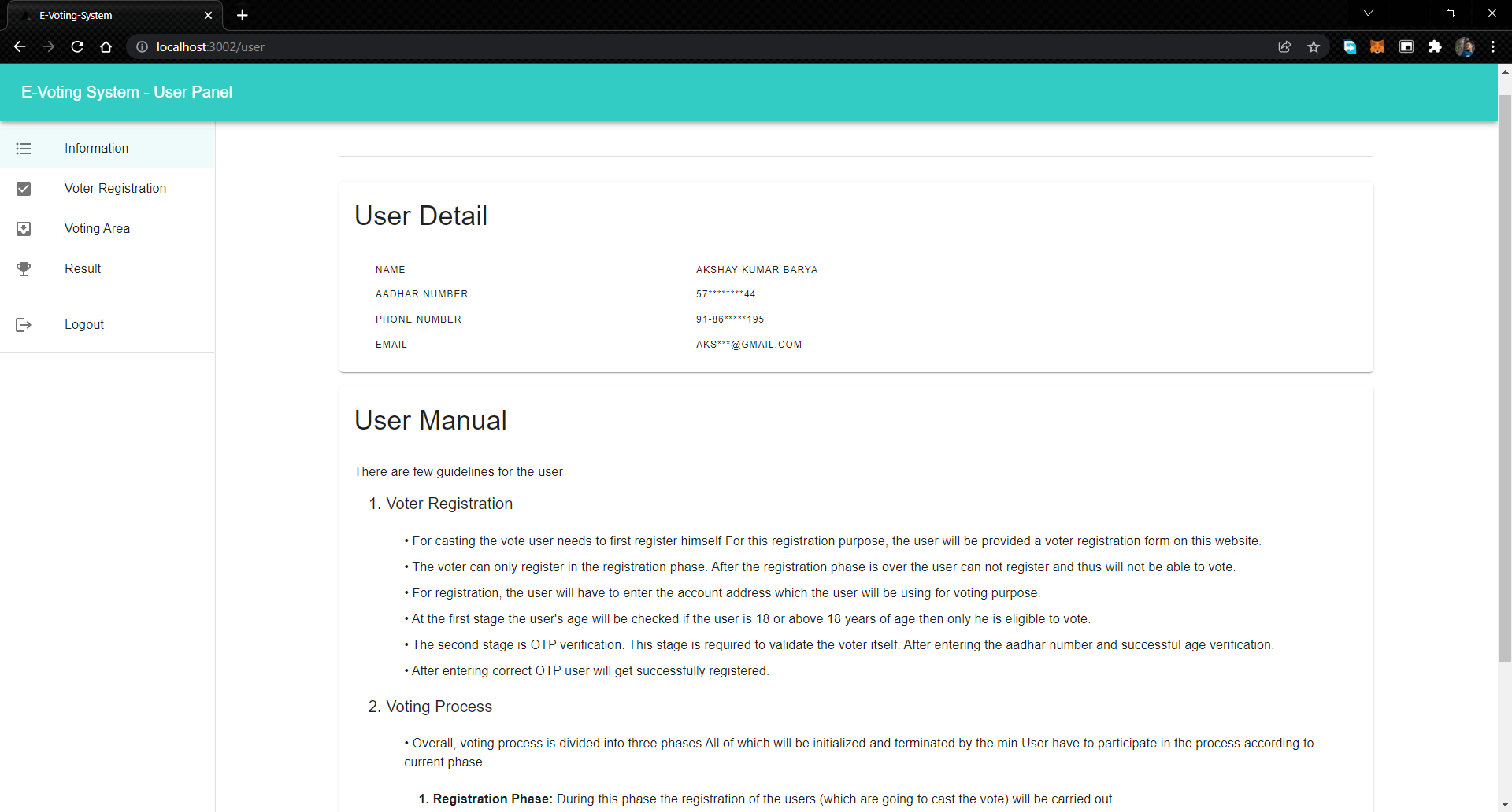 GitHub - akshaybarya/Voting-System-Using-Blockchain