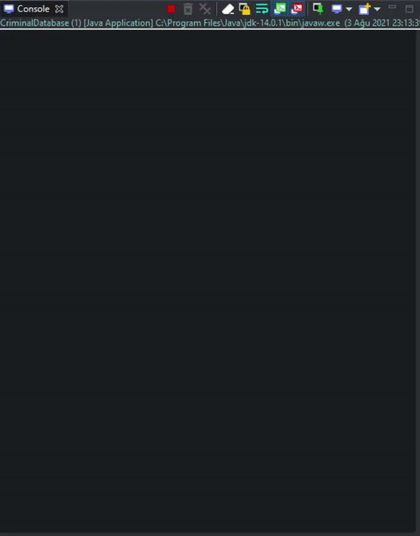 GitHub - ebrarkarademir/criminal-database-manangement-system: My school project about text-based ...