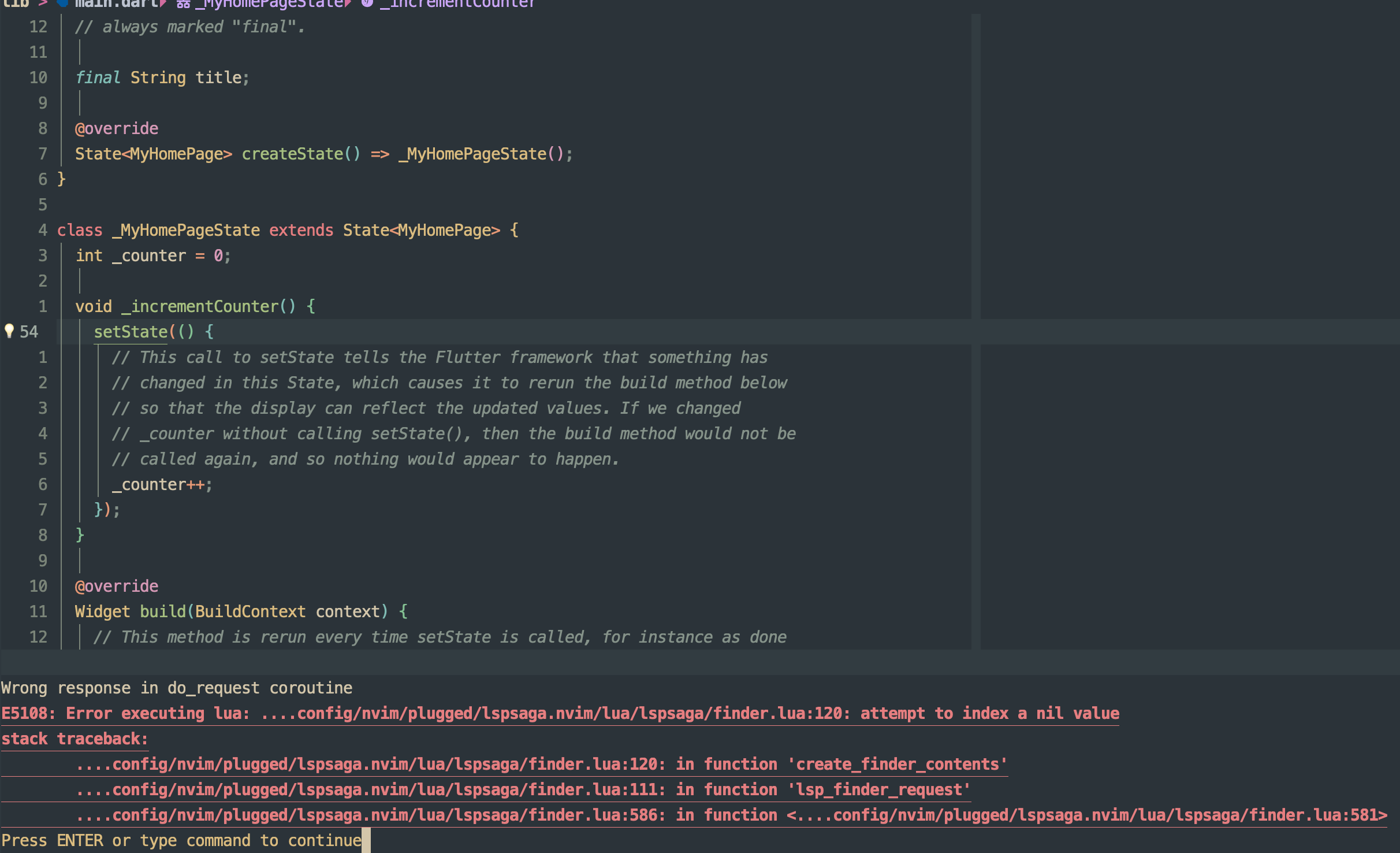 (Bug) Error Finder · Issue #377 · nvimdev/lspsaga.nvim · GitHub