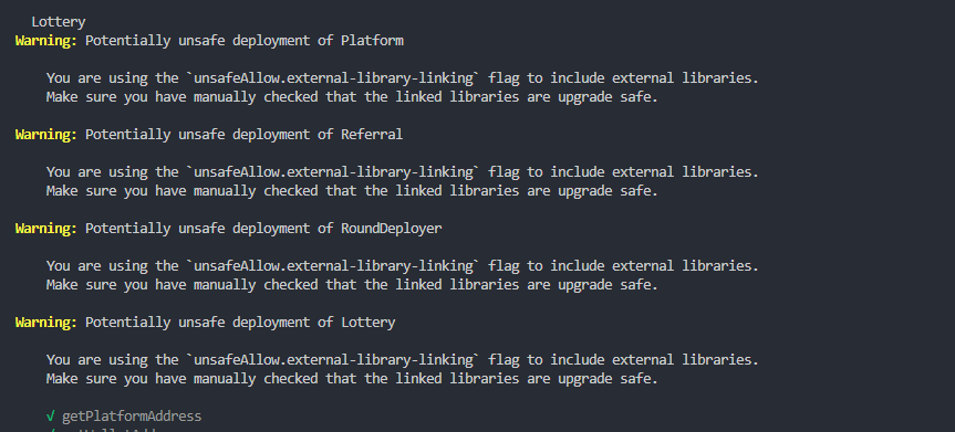 Coverage results in error `Transaction reverted: function call to a non-contract account ...