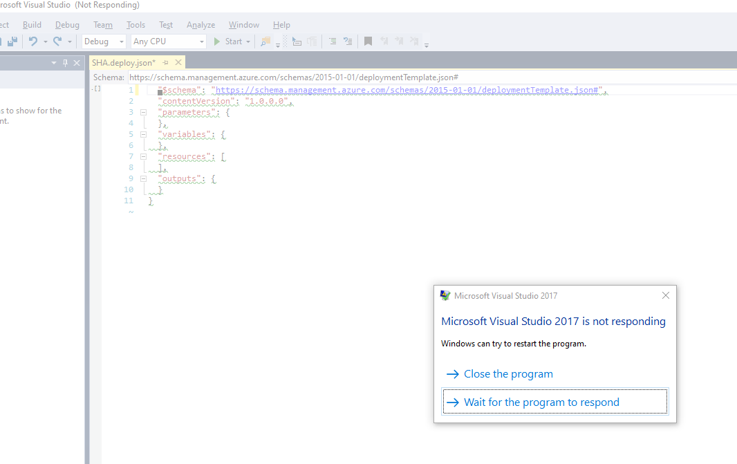 VS 2017 freezes on delete commands · Issue #2777 · VsVim/VsVim · GitHub