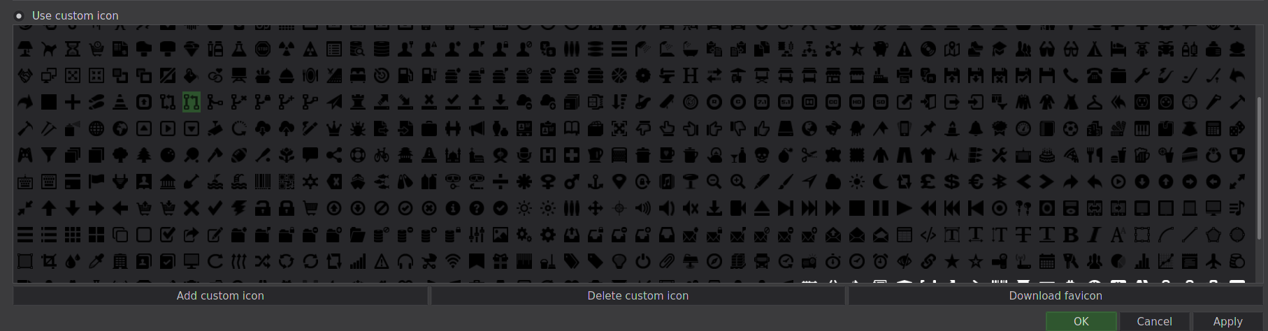 Delete a range of icons at once. · Issue #6550 · keepassxreboot/keepassxc · GitHub