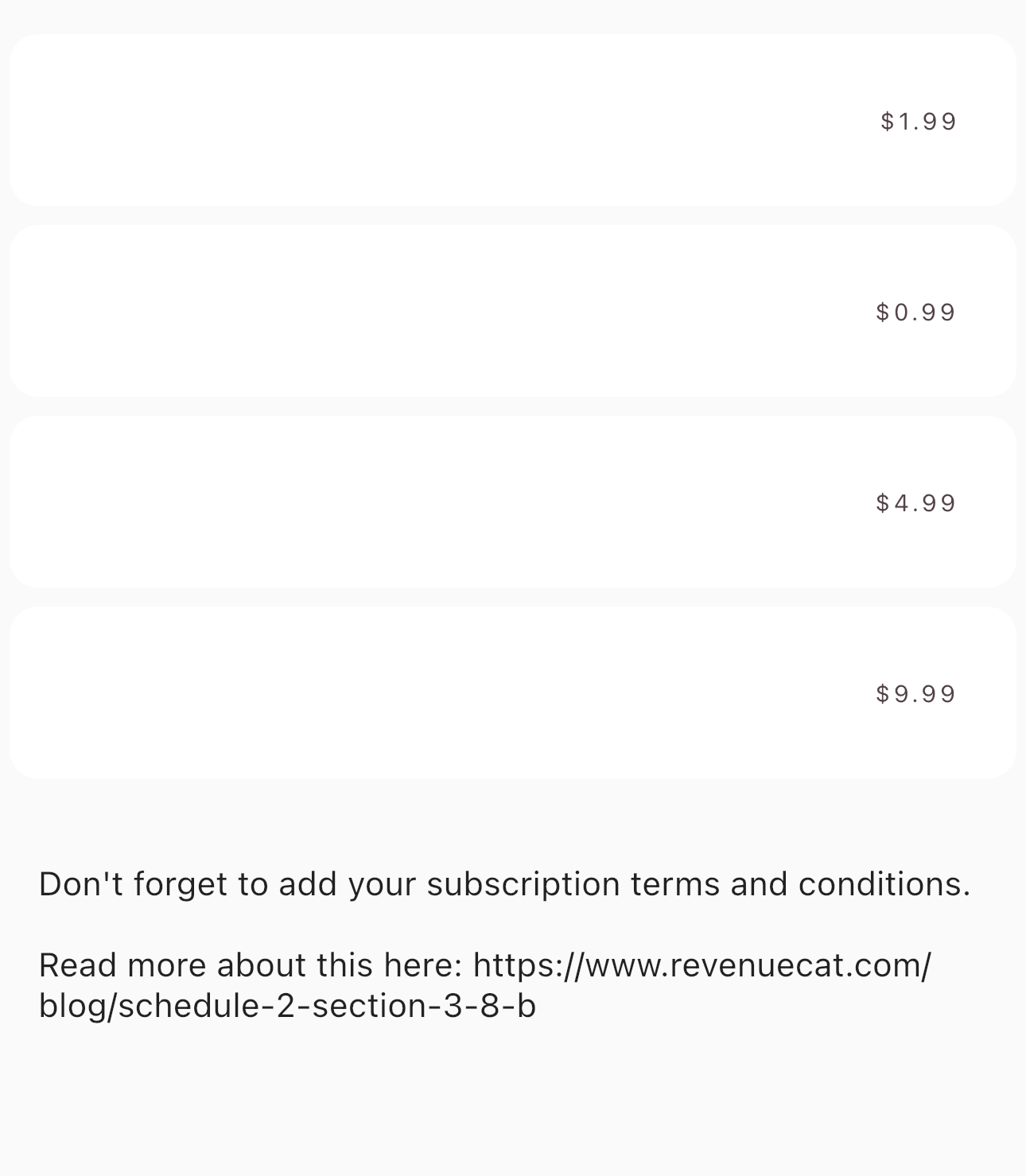Offering returns empty product title and description and not be able to get details to show ...
