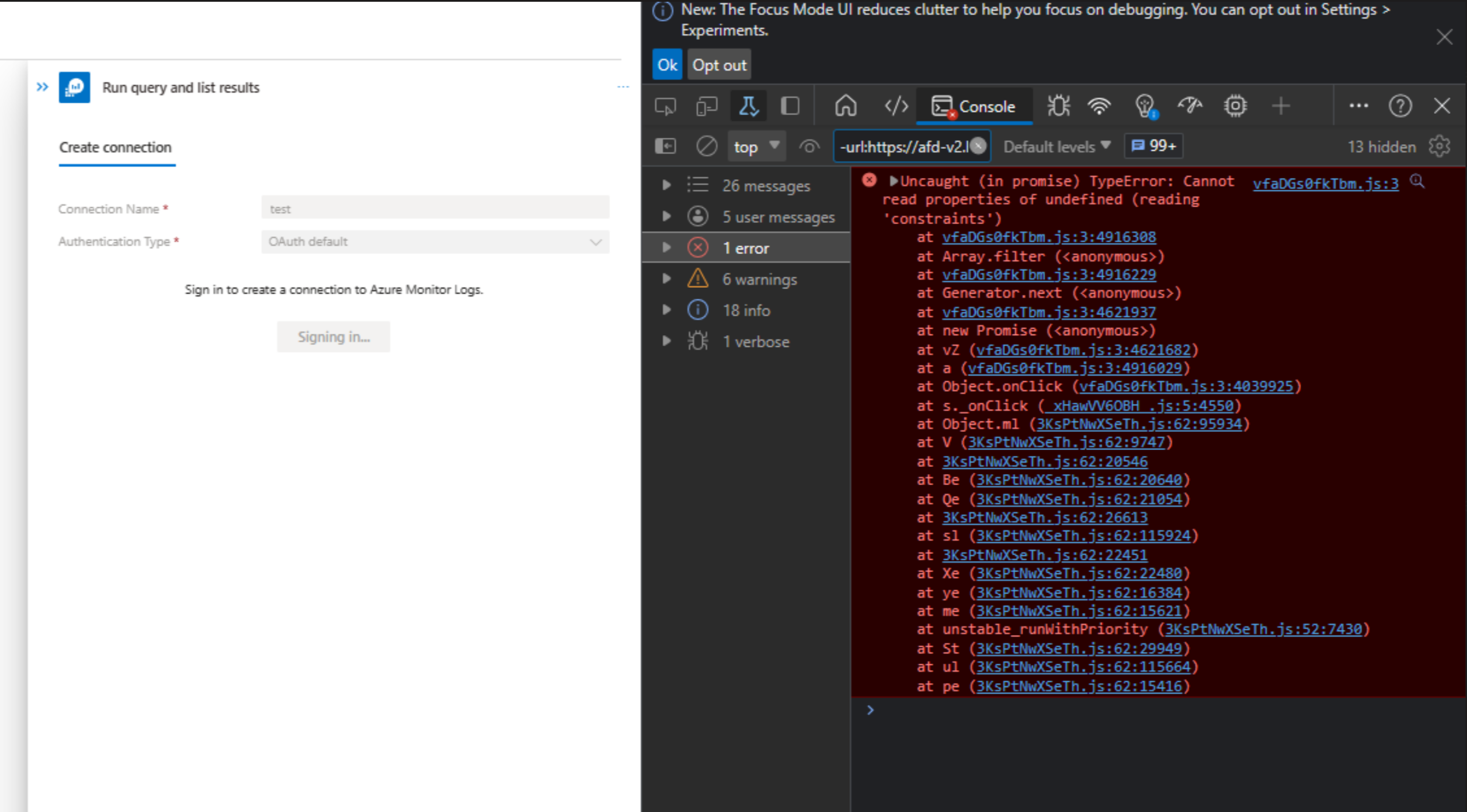 Managed/Shared Log Analytics Connector Fails to Create Connection · Issue #3019 · Azure ...