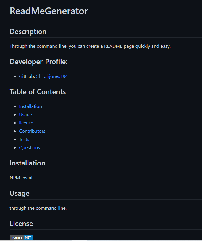 GitHub - Shilohjones194/readMeGenerator