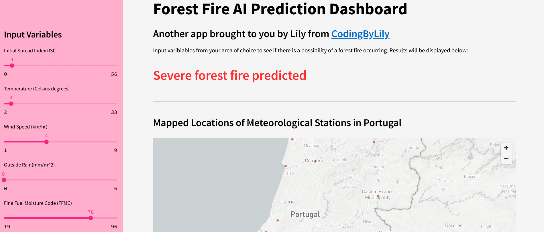 GitHub - codingbylily/Forest_Fire_Dashboard