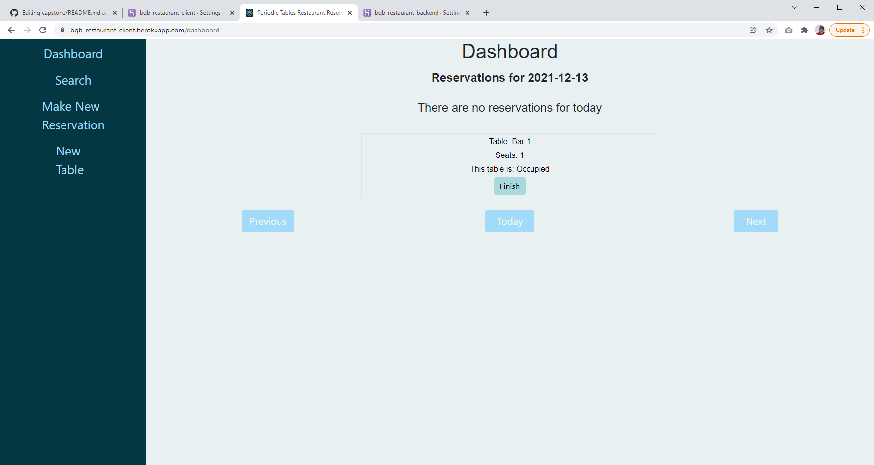 GitHub - baylisse/capstone: a restaurant reservations app