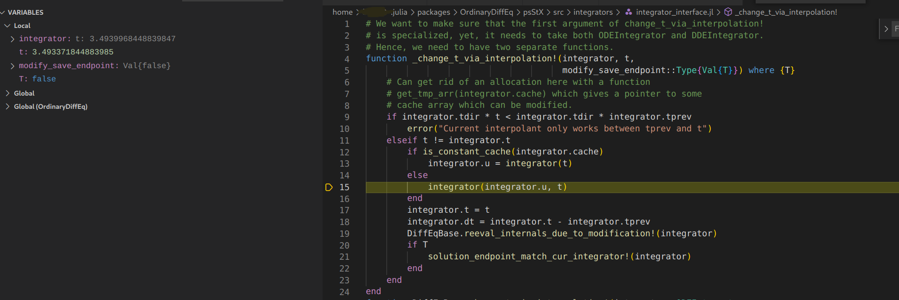 Failing to solve ODE with discrete events · Issue #849 · SciML ...