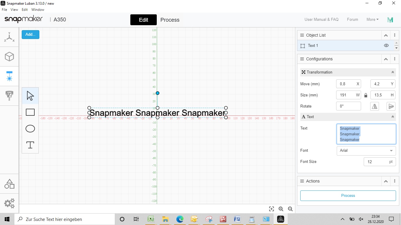 Bug: laser text line break · Issue #667 · Snapmaker/Luban · GitHub