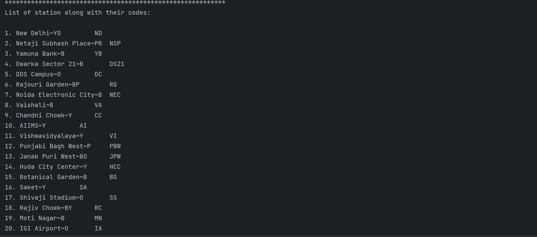 GitHub - vaibhav1710/Delhi-Metro