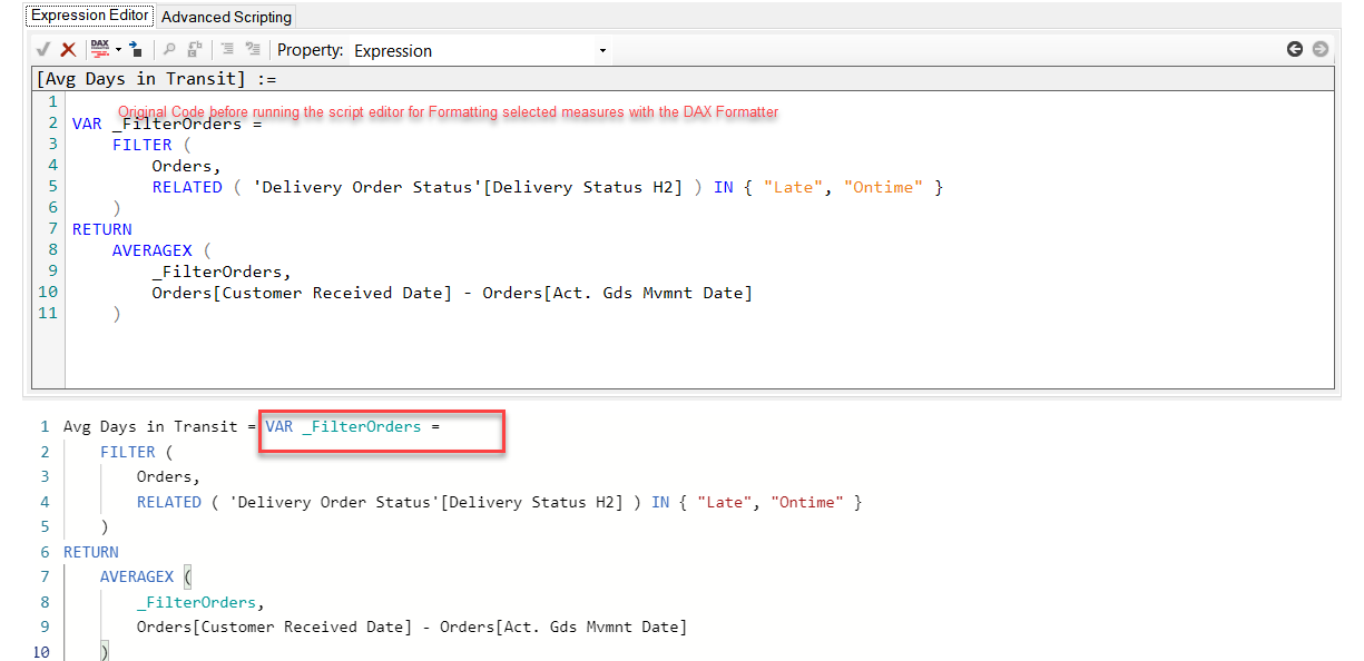 First Line break for the dax formatter · Issue #638 · TabularEditor/TabularEditor · GitHub
