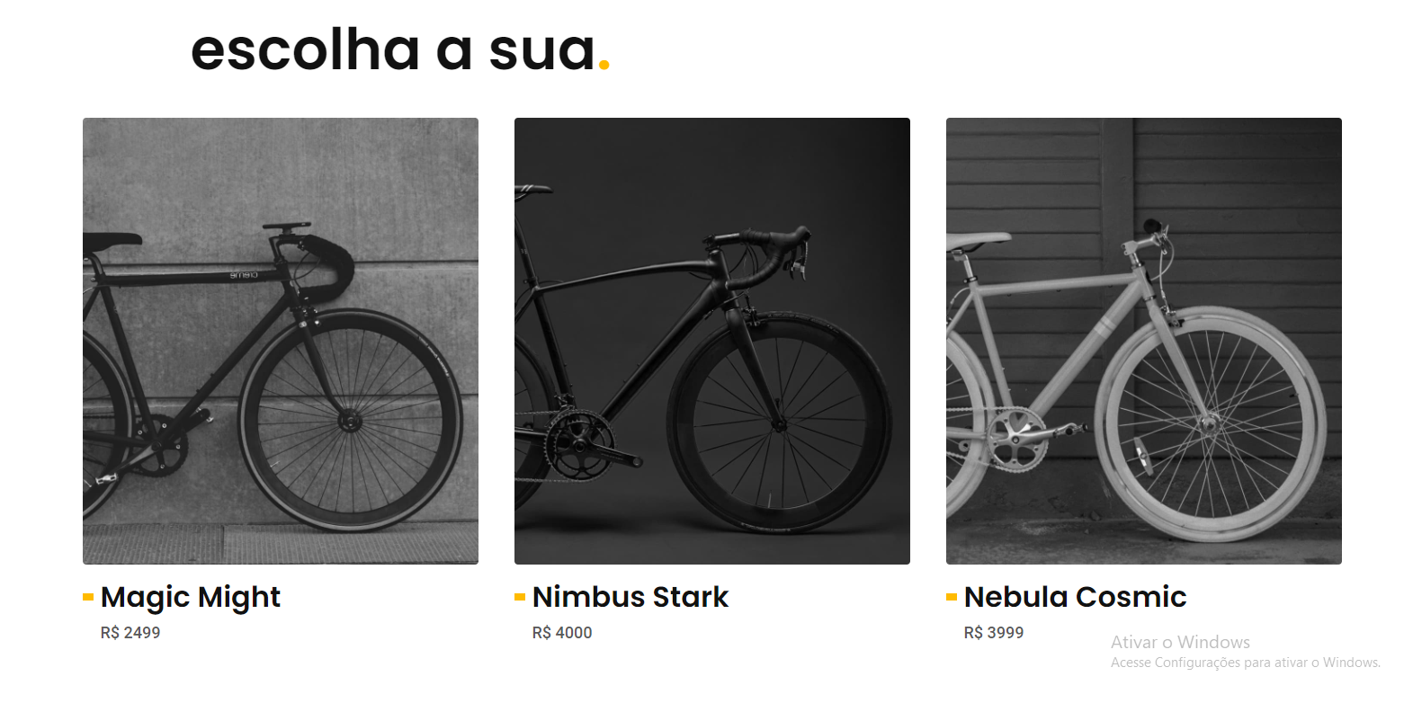 GitHub - ViniciusItakura/bikecraft.github.io: Projeto criado junto com ...
