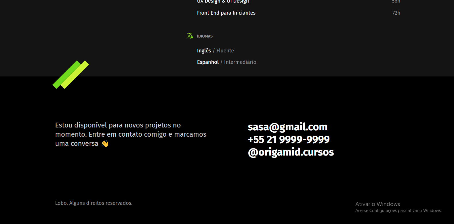 GitHub - ViniciusItakura/CurriculoFicticio.github.io: Projeto criado ...