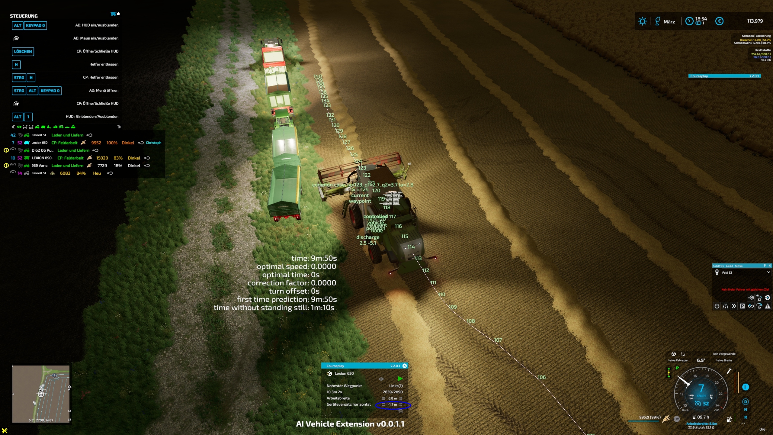 [BUG_SP] - Drescher selber abtanken / horizontaler Versatz führt zu Kollision · Issue #2324 ...