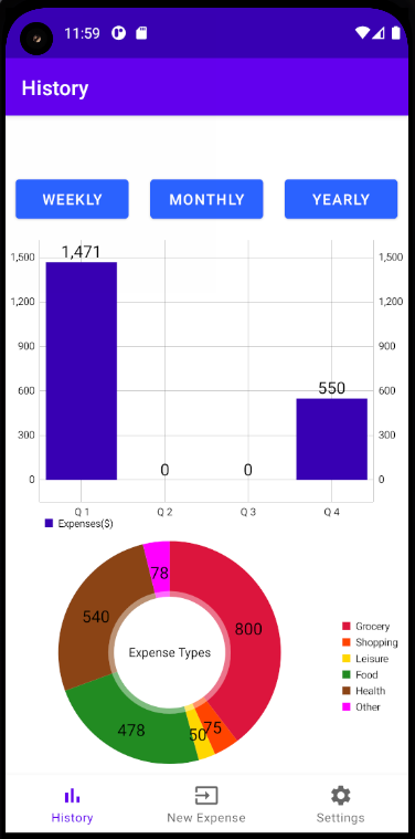 GitHub - mrk2811/FinanceManagerApp: Developed a mobile app using ...