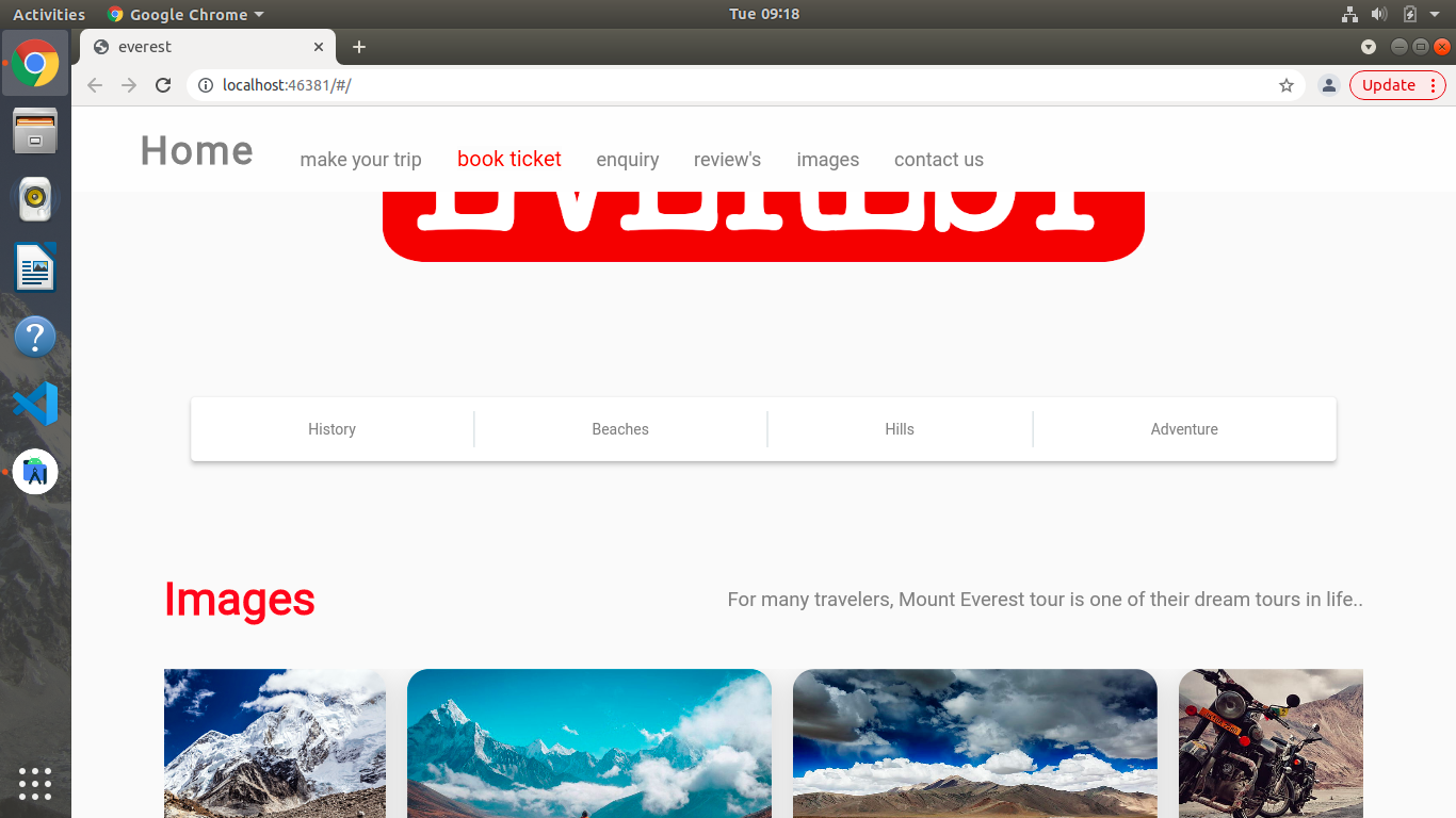 GitHub - Arjun-00/everest_webscreen: web site creating