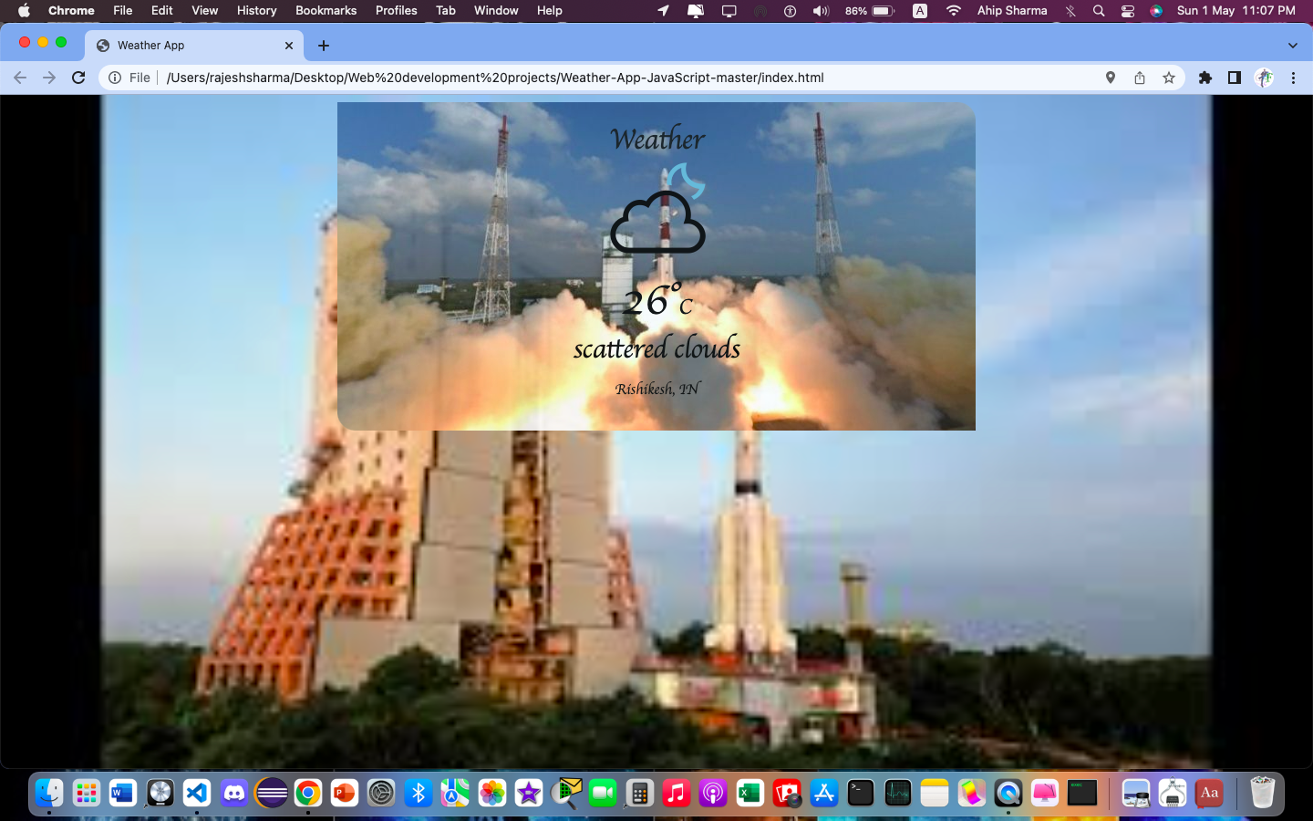 GitHub - ahipsharma/Weather-App: This weather app would display the ...