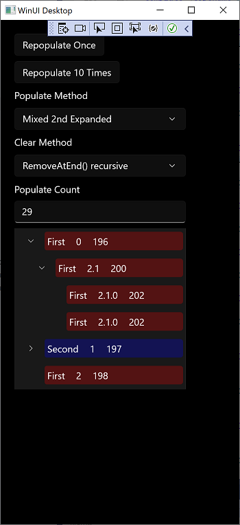 Treeview Canreorderitems True Access Violation [0x00007ff983cbdb3c Microsoft Ui Xaml Dll