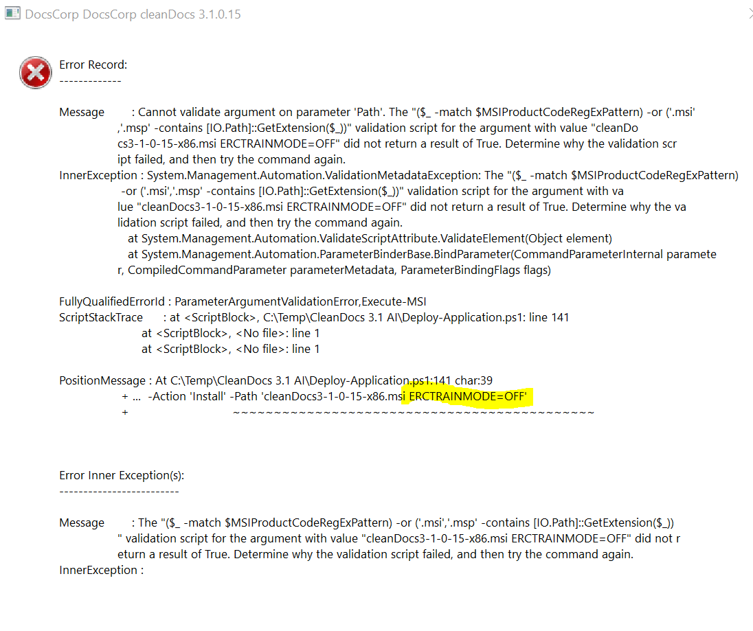 Problems with installation of DocsCorp with switch · Issue #595 · PSAppDeployToolkit ...