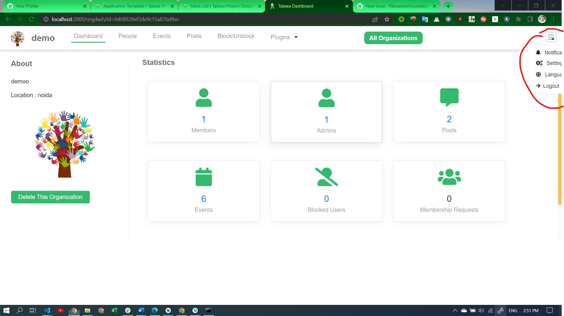 Bug Report : Drawer menu options are not clearly visible · Issue #775 · PalisadoesFoundation ...