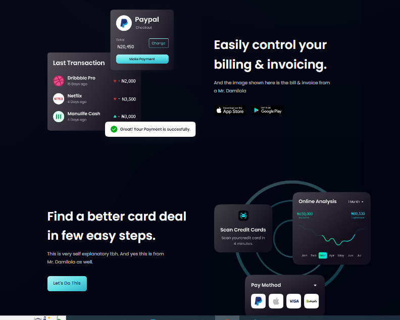 GitHub - damilola1ade/ourbank: OurBank- A responsive website created with ReactJS and ...