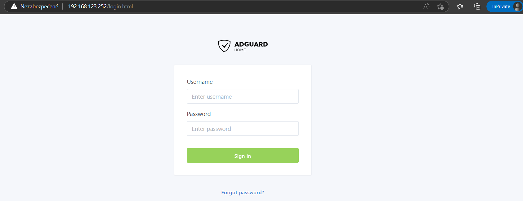 blank page after login · Issue #5374 · AdguardTeam/AdGuardHome · GitHub