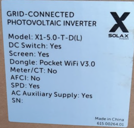 Solax X1Boost Gen3 none battery inverter · Issue #441 · wills106/homeassistant-solax-modbus · GitHub