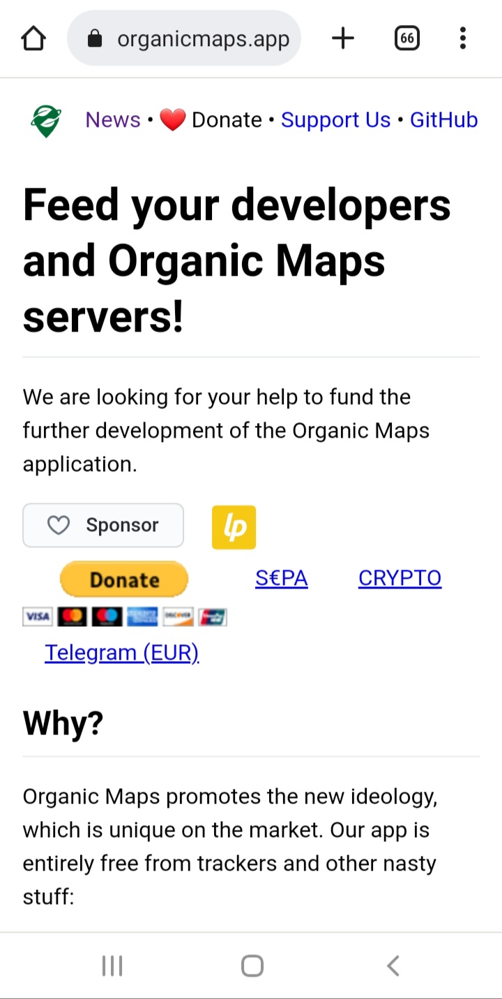 "Rate the app" opens up the donate page · Issue #3319 · organicmaps/organicmaps · GitHub