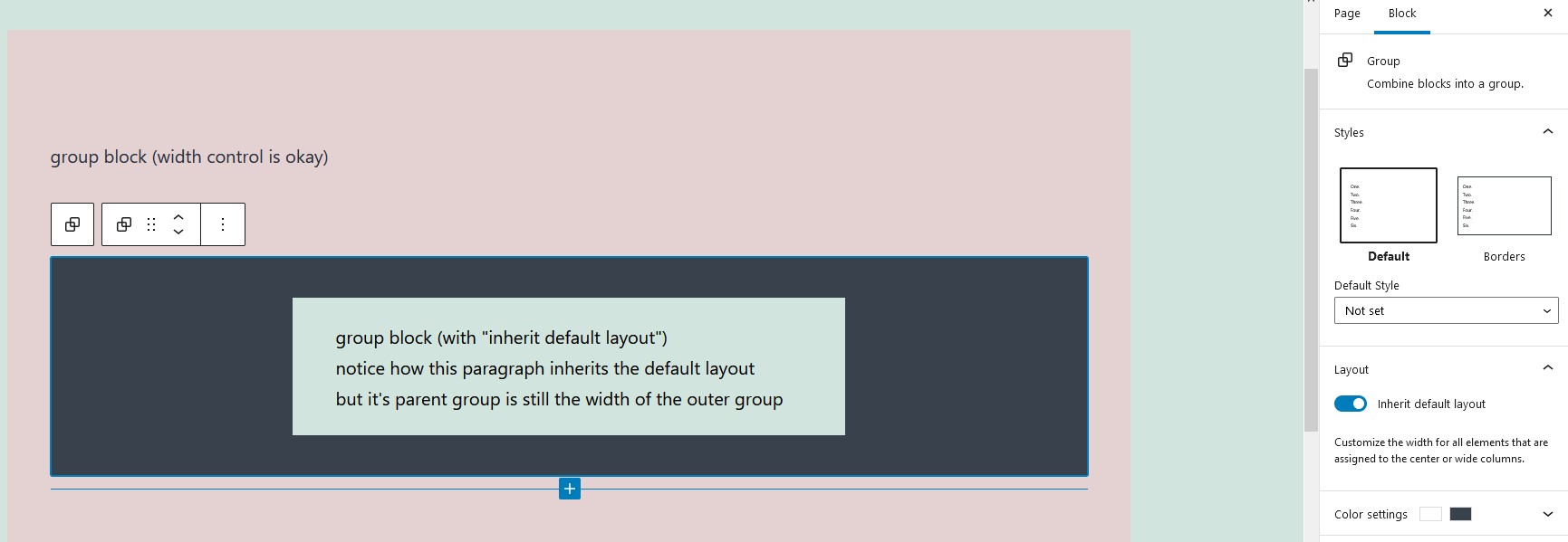 Alignment control is missing from Group within another Group · Issue #30543 · WordPress ...