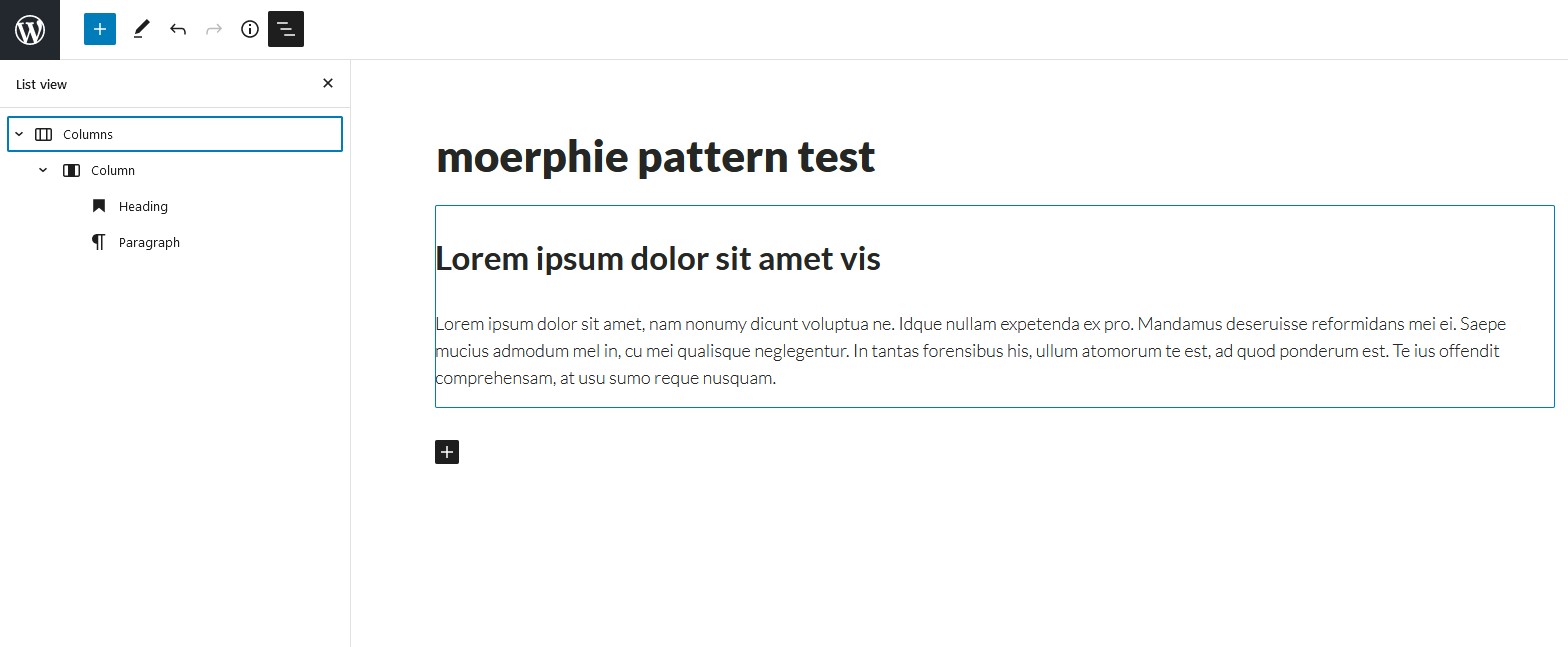 Block pattern do not show in the inserter · Issue #33946 · WordPress/gutenberg · GitHub