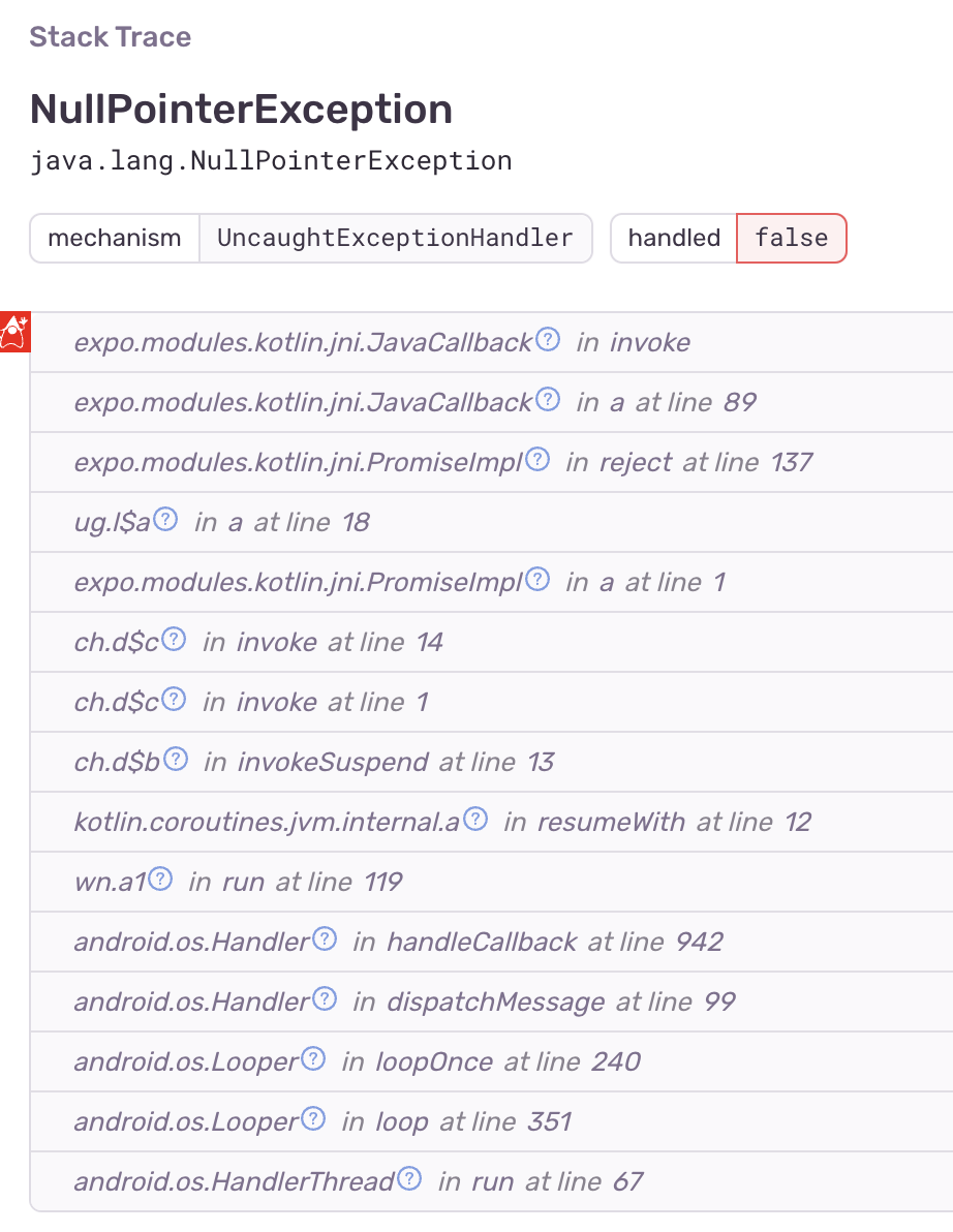 [android] Error `expo.modules.kotlin.jni.JavaCallback.invoke` in `PushTokenModule` · Issue ...