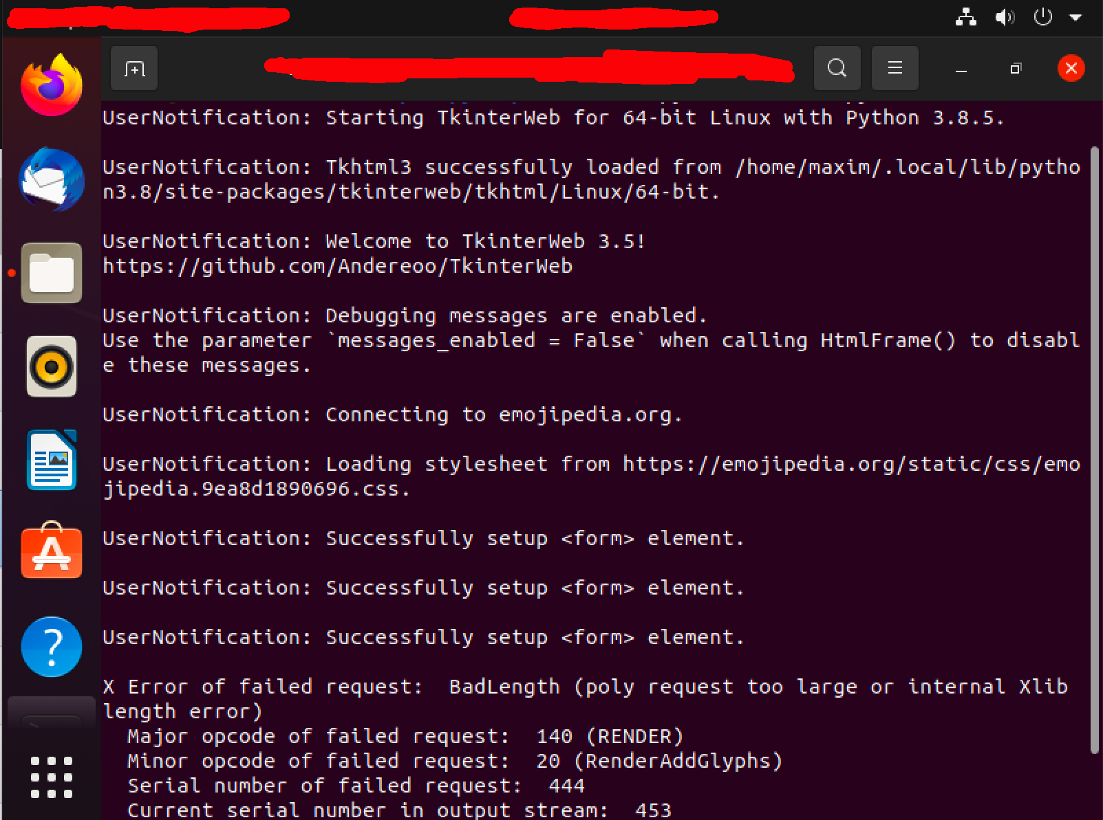 Tkinter/Tkhtml bug? · Issue #11 · Andereoo/TkinterWeb · GitHub