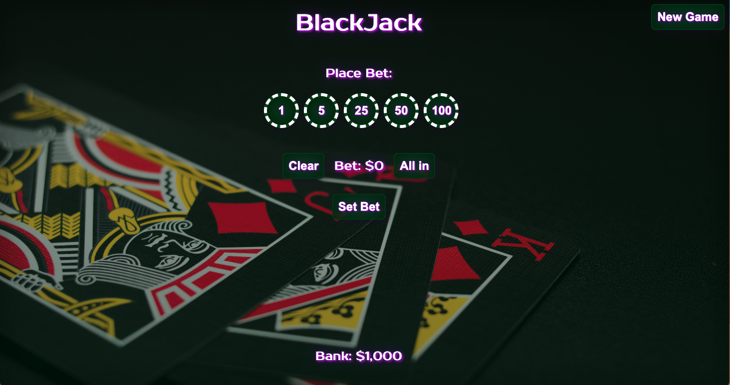 GitHub - JuliaS96/JuliaS96.github.io: BlackJack