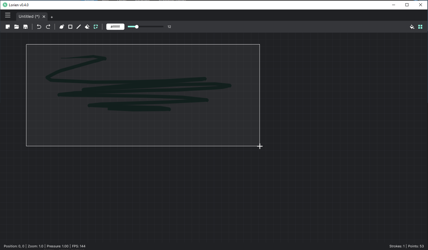 The eraser mark is visible in the selector tool. · Issue #106 · mbrlabs/Lorien · GitHub